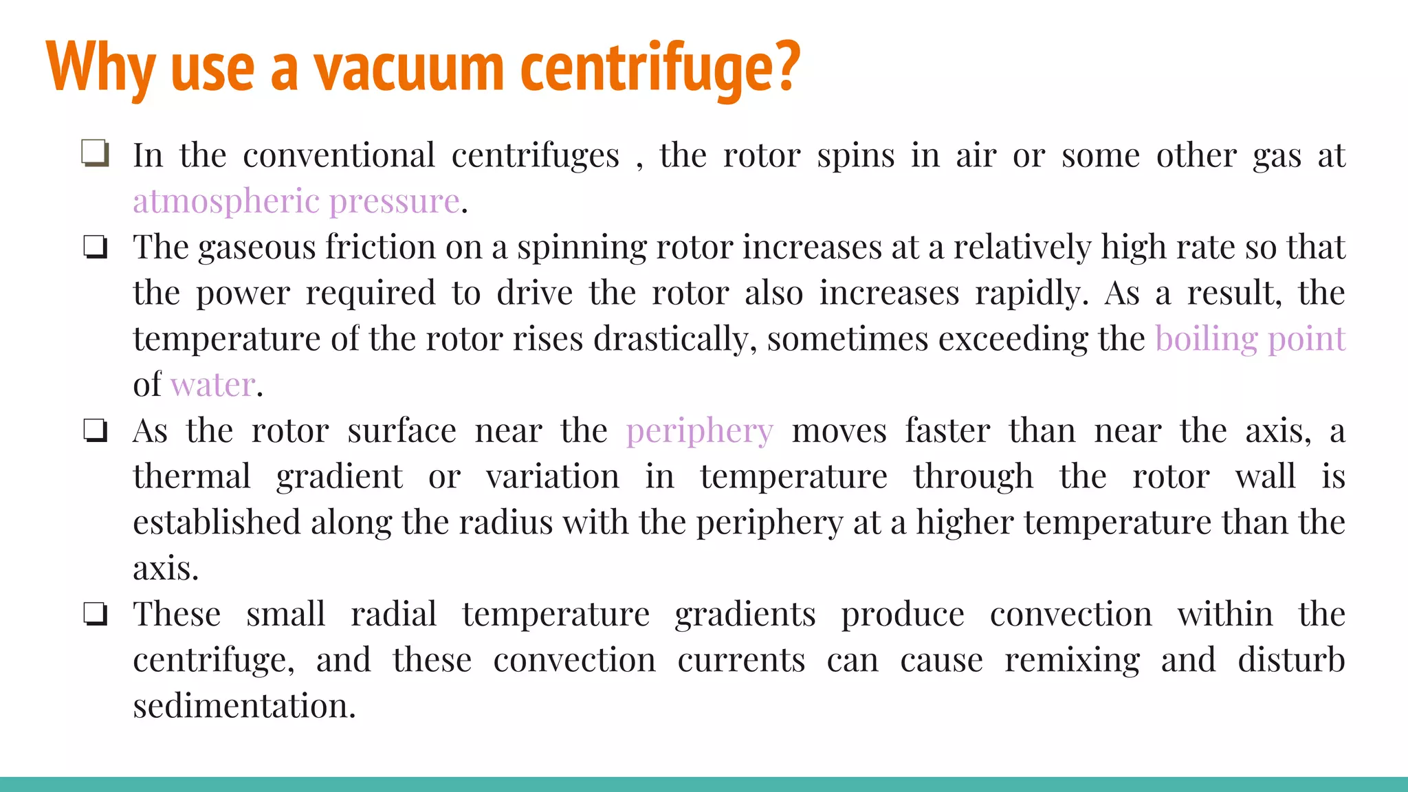 Vacuum centrifuge/concentrators | PPTX