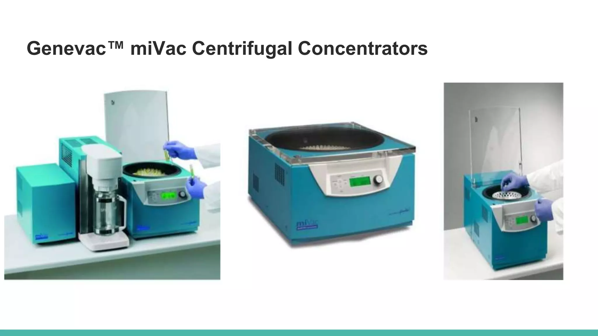 Vacuum centrifuge/concentrators | PPTX