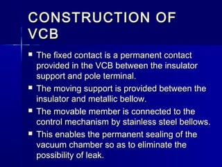Vacuum circuit breaker | PPT