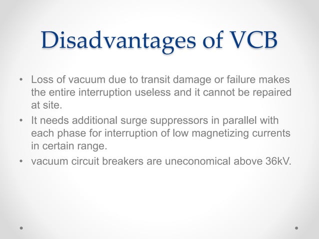 Vacuum circuit breaker selection of circuit breakers | PPTX | Computer Networking | Computing