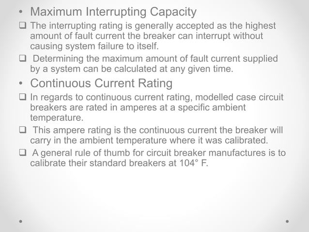 Vacuum circuit breaker selection of circuit breakers | PPTX | Computer Networking | Computing