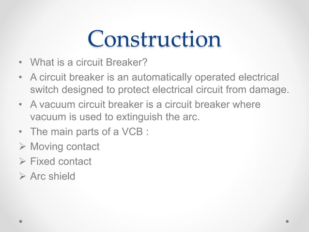 Vacuum circuit breaker selection of circuit breakers | PPTX | Computer Networking | Computing