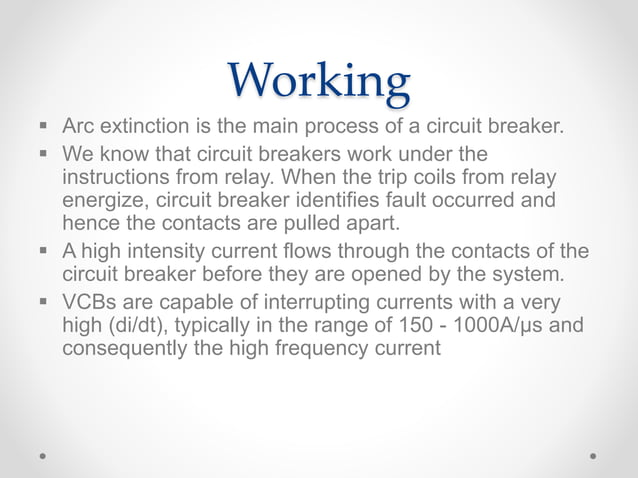 Vacuum circuit breaker selection of circuit breakers | PPTX | Computer Networking | Computing