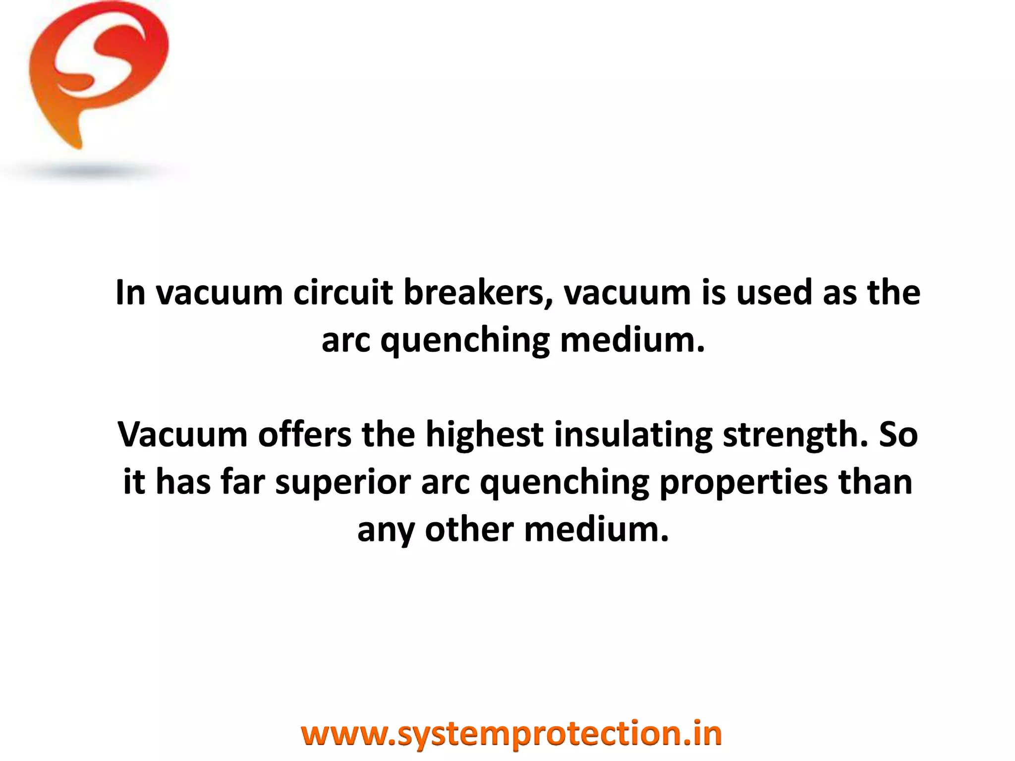 Vacuum circuit breaker (vcb) principle, construction and working | PPTX