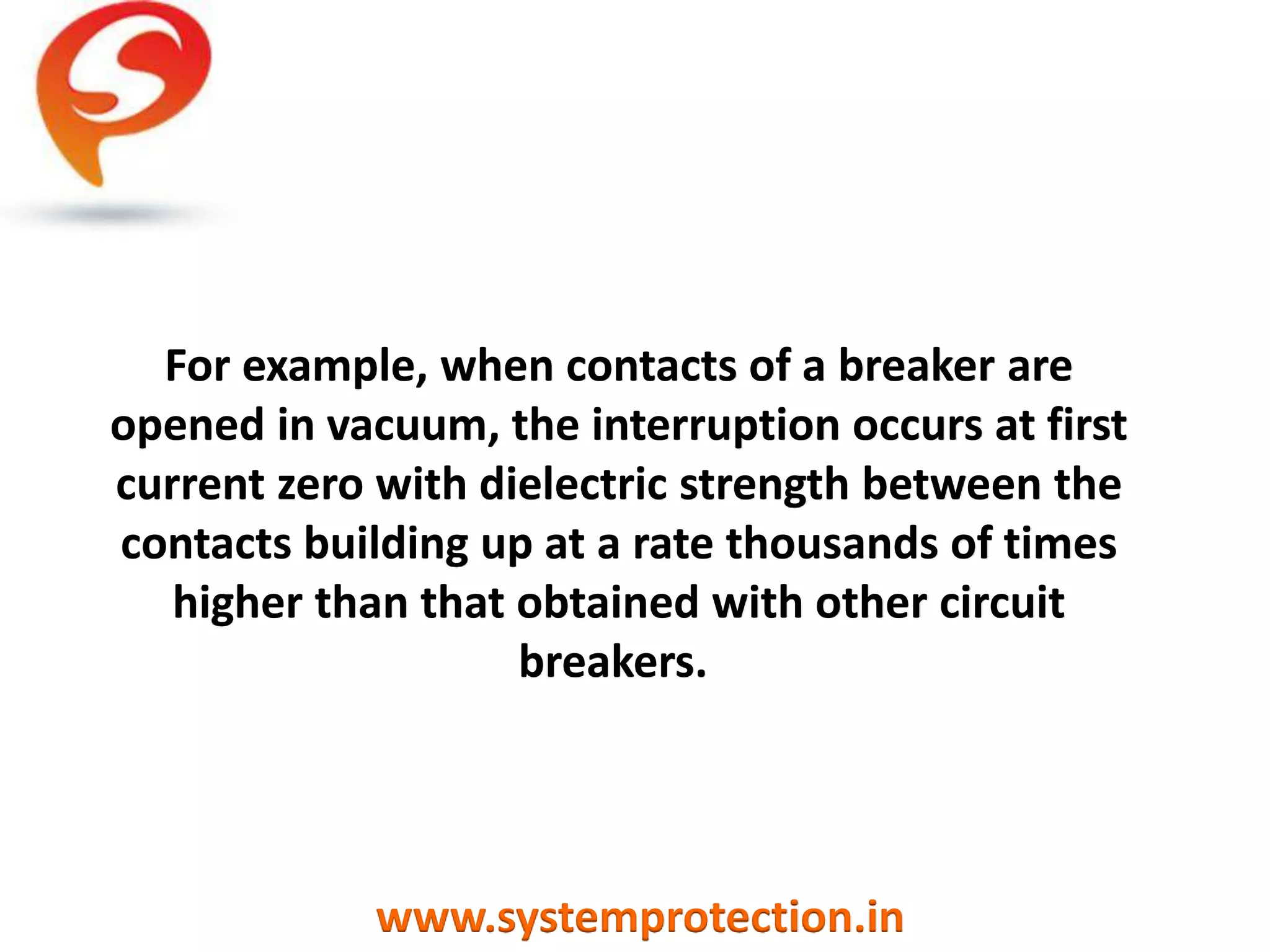 Vacuum circuit breaker (vcb) principle, construction and working | PPTX