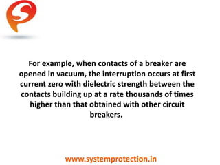 Vacuum circuit breaker (vcb) principle, construction and working | PPTX