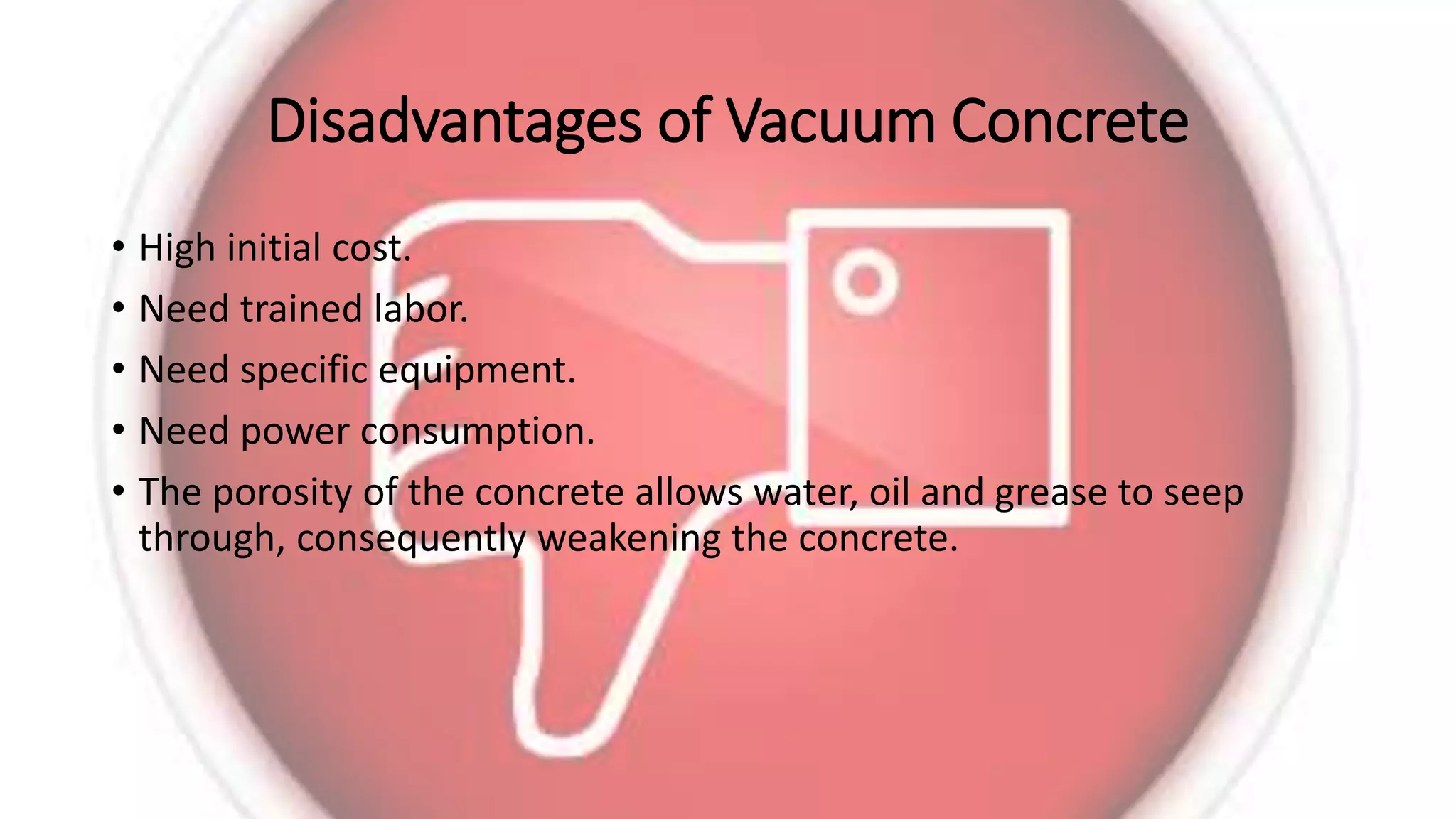 Vacuum concrete | PPTX