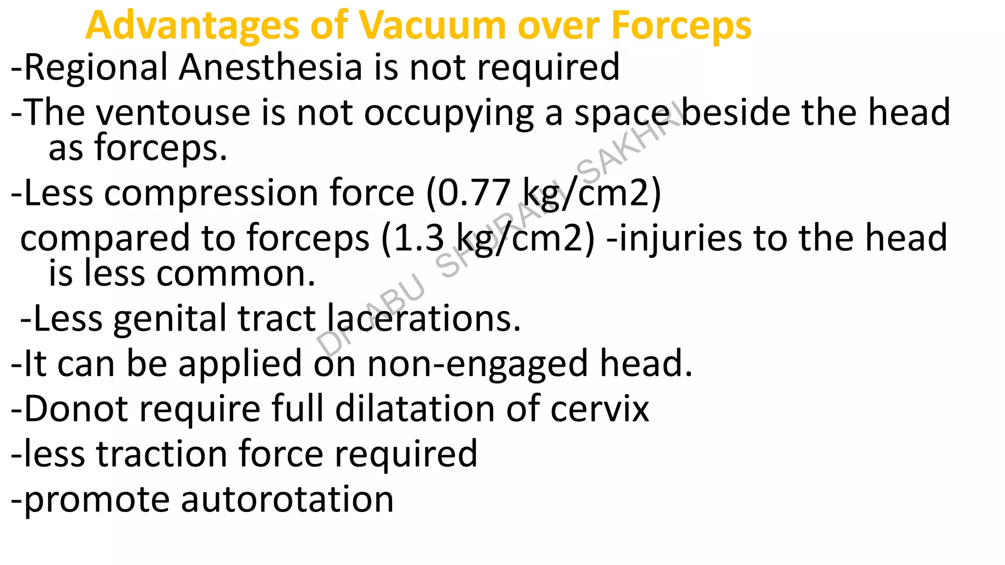 Vacuum delivery | PPTX
