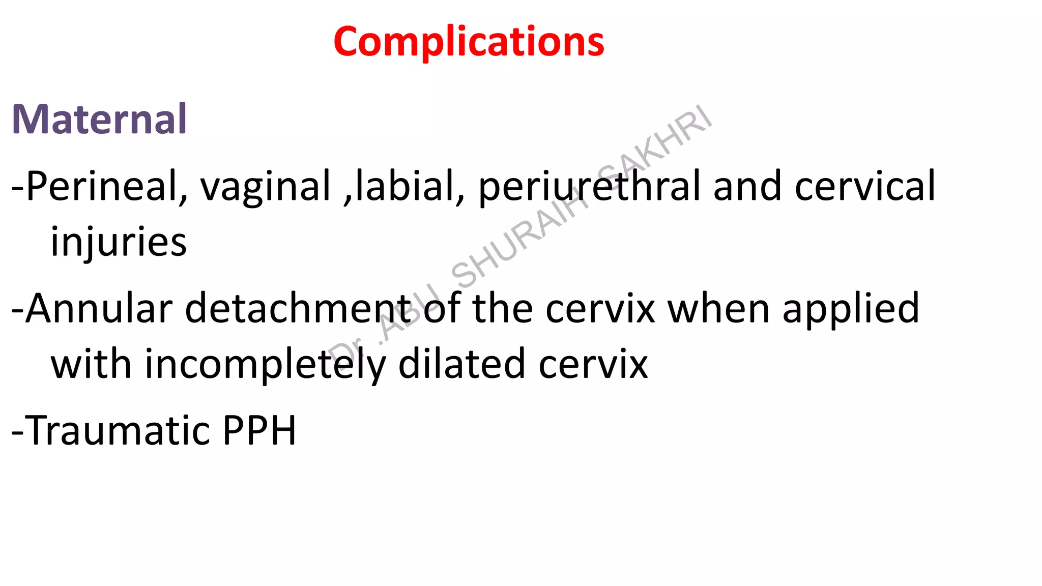 Vacuum delivery | PPTX