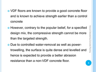 Vacuum dewatering | PPTX