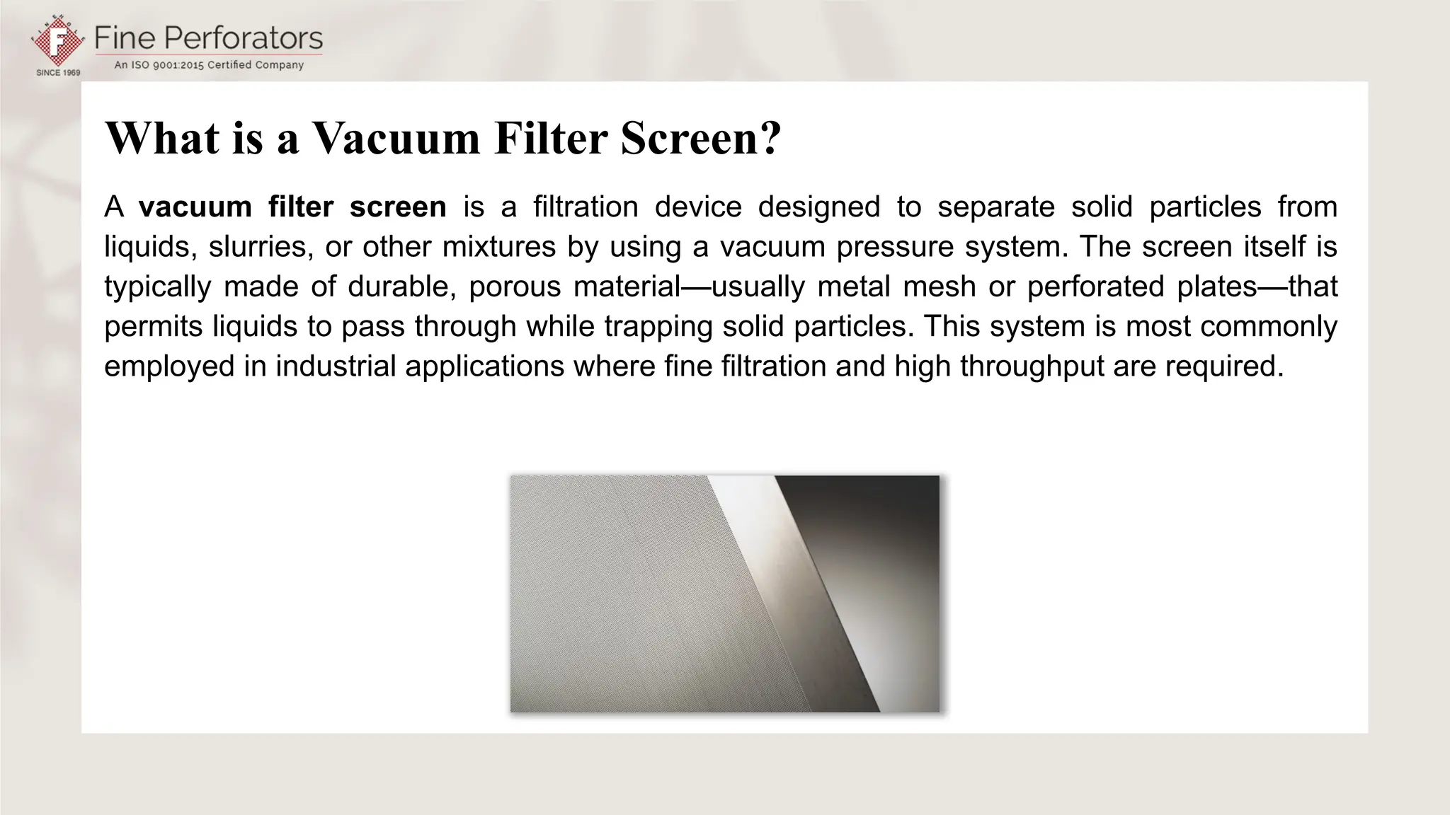 Vacuum Filter Screens_ Essential Components for Industrial Filtration.pptx