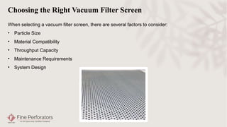 Vacuum Filter Screens_ Essential Components for Industrial Filtration.pptx