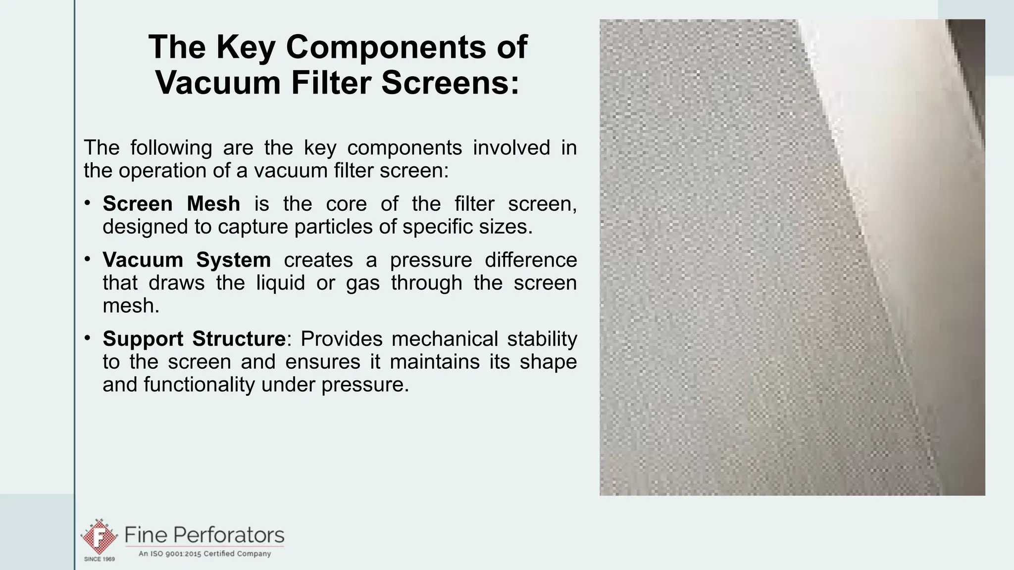 Vacuum Filter Screens Unveiled: Key Features and Benefits for the ...