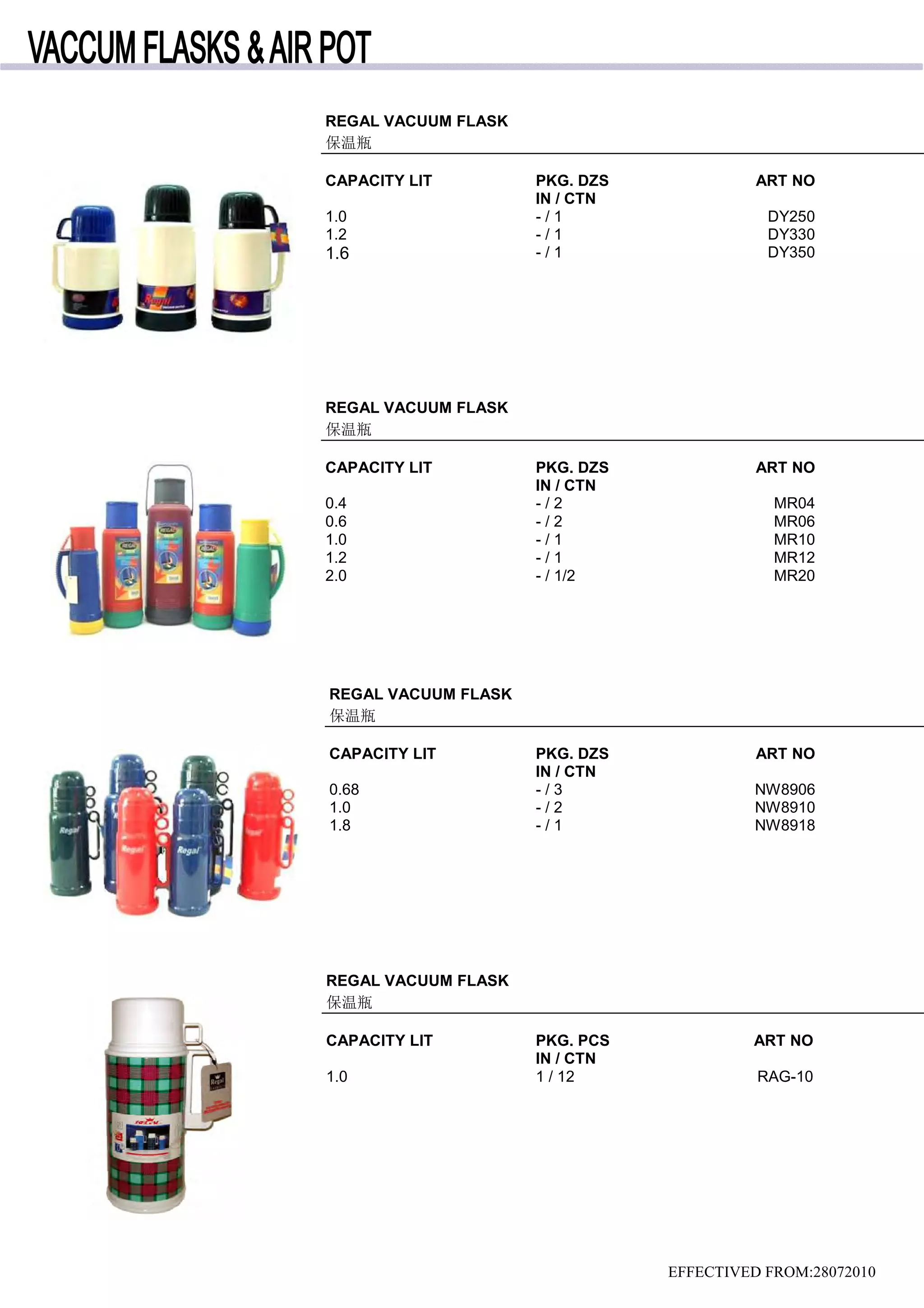 VACUUM FLASK & AIR POT | PDF