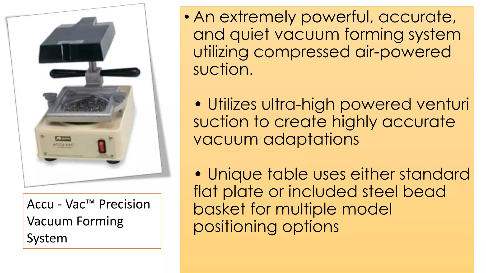 Vacuum forming machines | PPTX