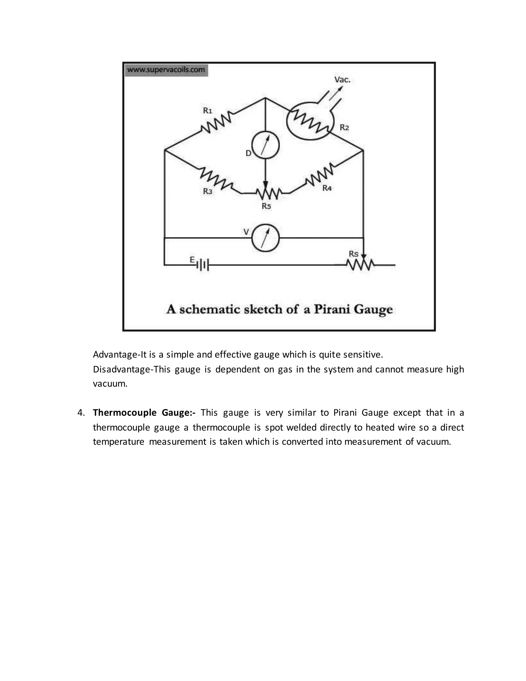 Vacuum Gauges Explained | DOCX