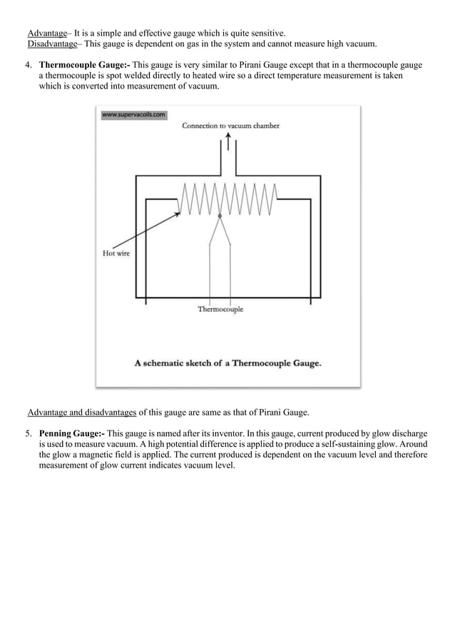 Vacuum gauges explained | PDF