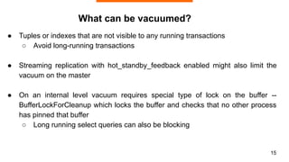 Vacuum in PostgreSQL | PPT