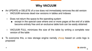 Vacuum in PostgreSQL | PPT