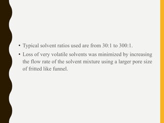 VACUUM LIQUID CHROMATOGRAPHY(VLC).pptx | Chemistry | Science