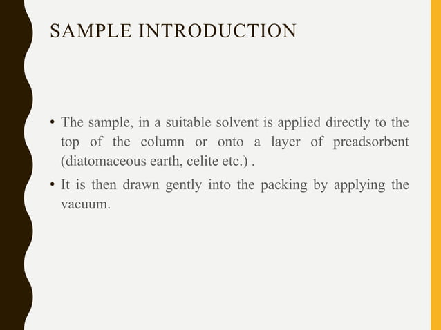 VACUUM LIQUID CHROMATOGRAPHY(VLC).pptx | Chemistry | Science
