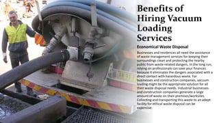 Vacuum Loading Services: Important Things You Need to Know | PPT