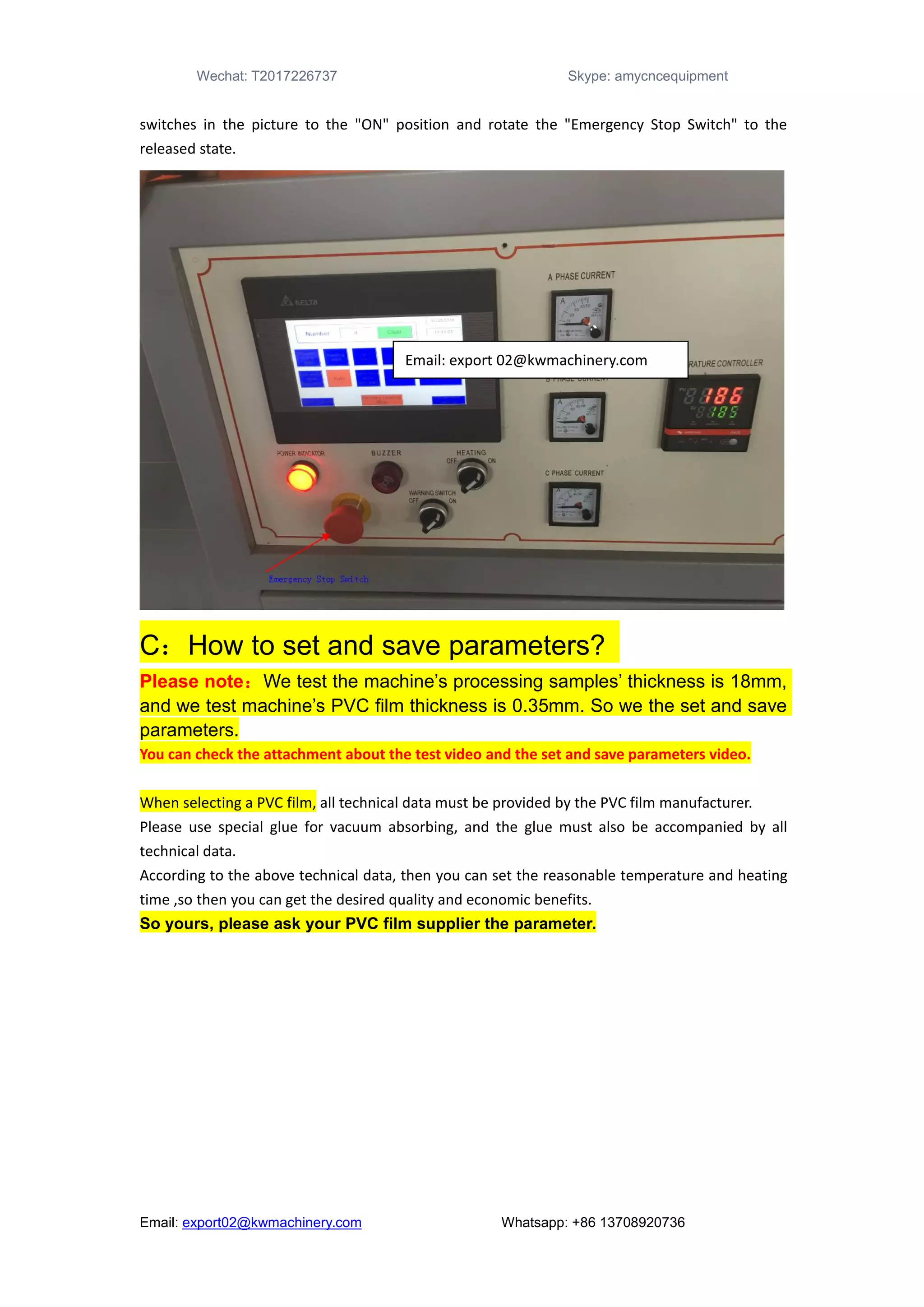 Vacuum membrane press machine's manual | PDF