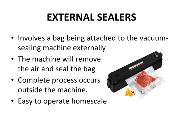 Vacuum Packing - Food Packaging Technology | PPTX | Home Appliances ...