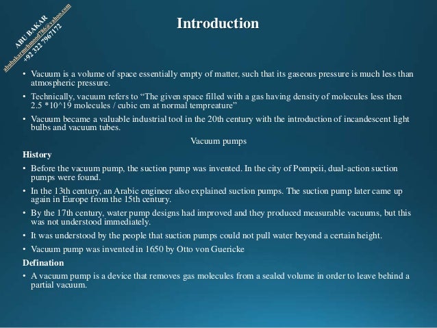 VACUUM PUMPS AND ITS TYPES.pptx