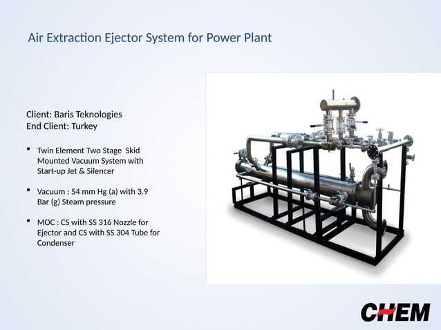 Vacuum System for power plants in refineries | PPT