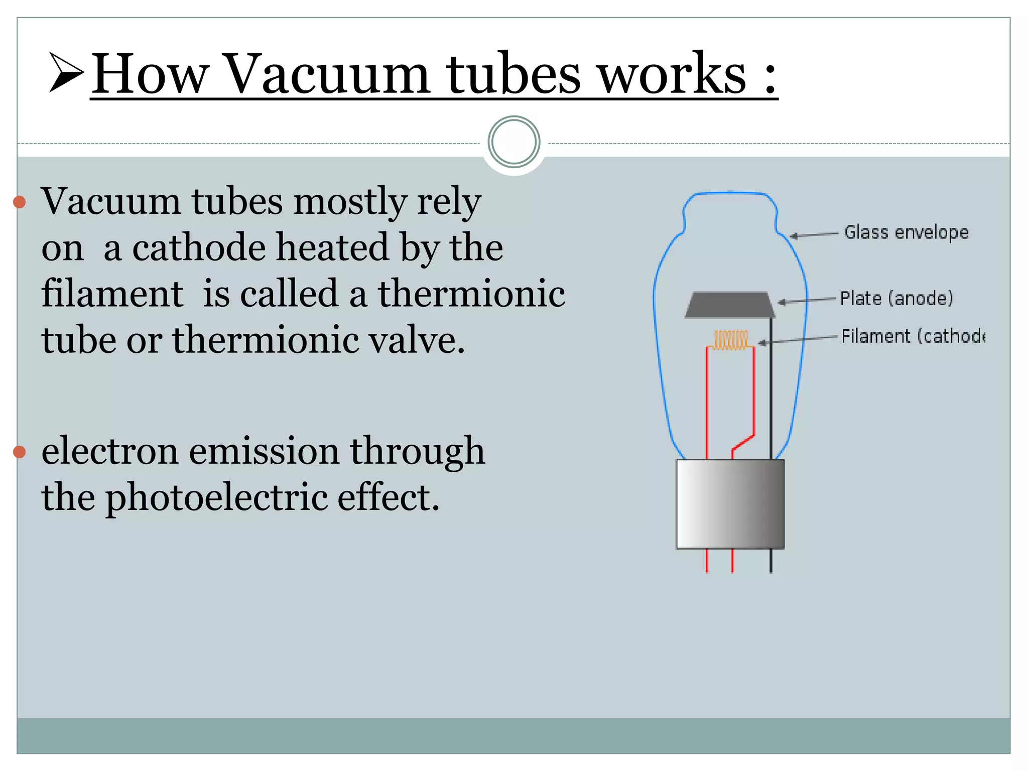 Vacuum tube | PPTX