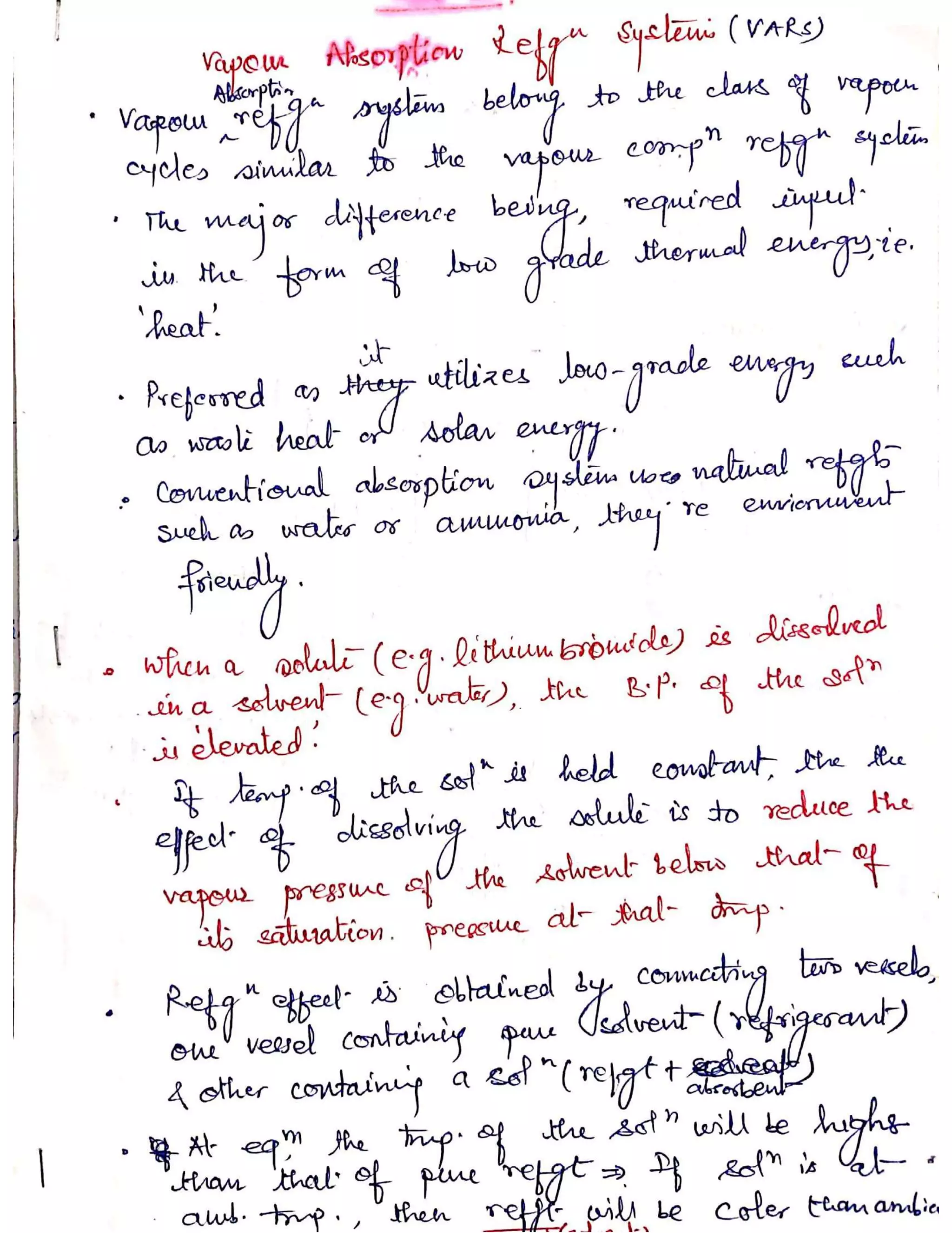 Vapour absorption cycle 1 | PDF