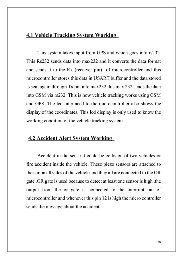 Vehicle accident detection system (VAD) | PDF