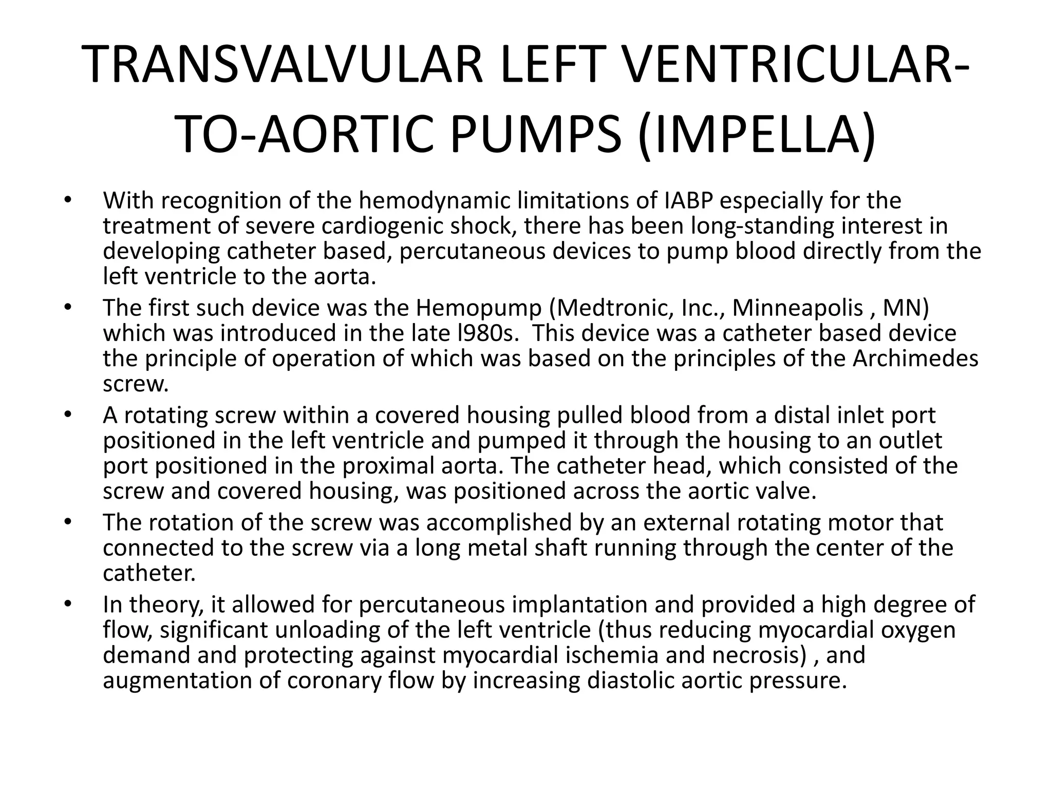 Ventricular assist device of cardiac Cathetherization | PPTX