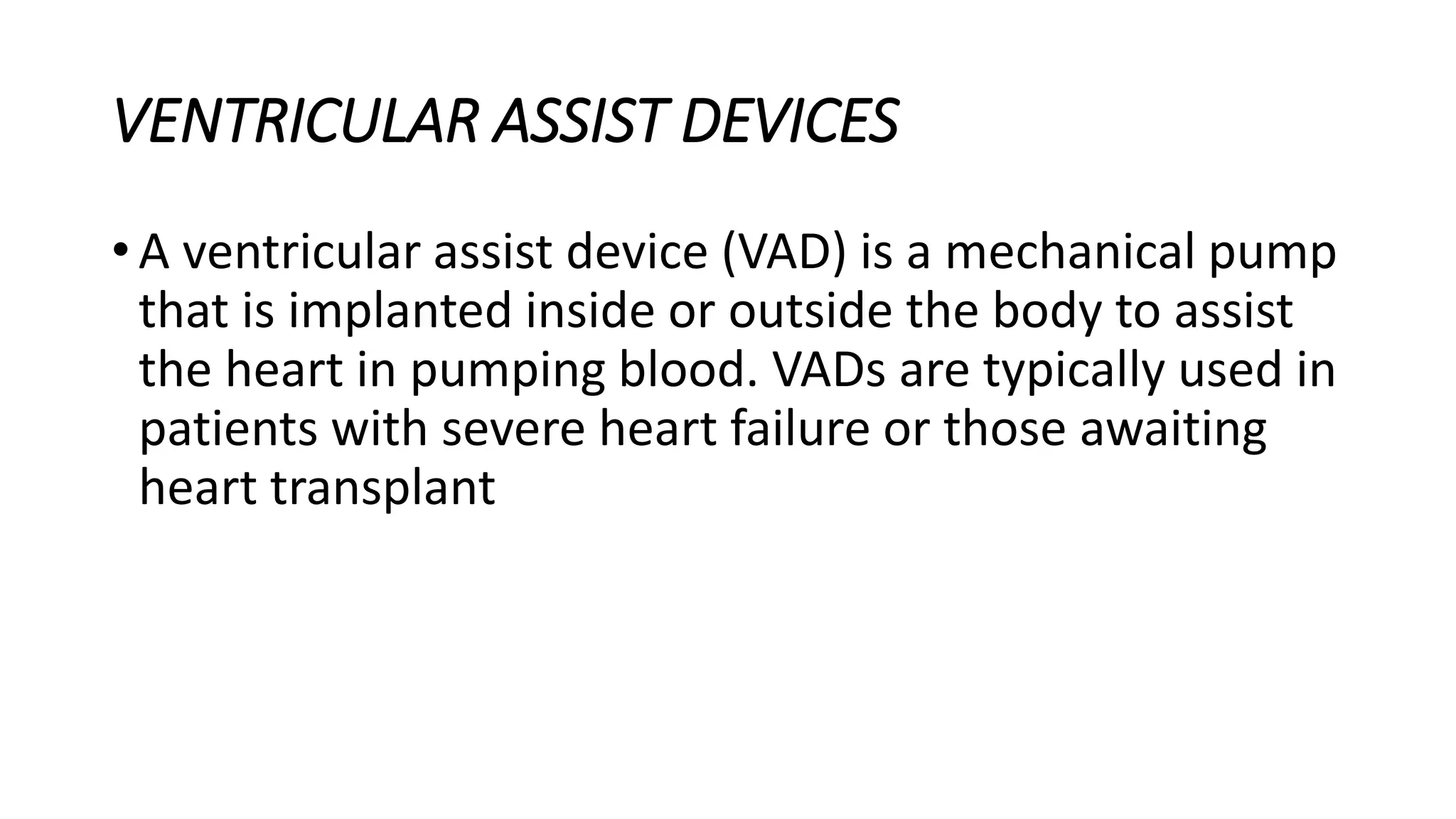 Ventriular assisted device for ventricle | PPTX