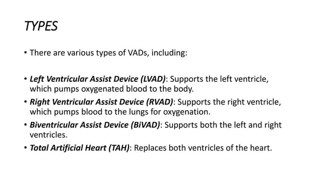 Ventriular assisted device for ventricle | PPTX