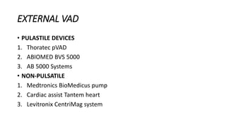 Ventriular assisted device for ventricle | PPTX
