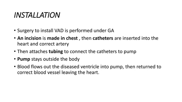 Ventriular assisted device for ventricle | PPTX