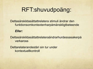 Vad är RFT? | PPTX