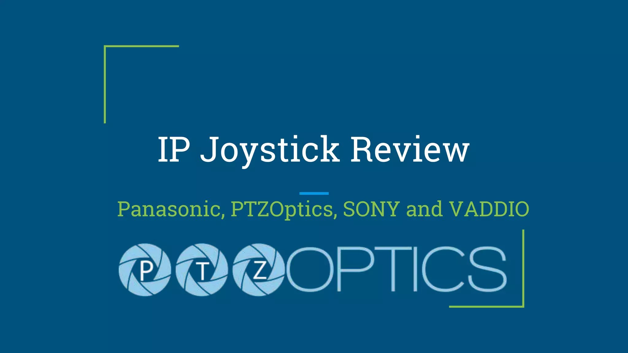 Vaddio PCC Premier Comparison w/ SONY, PANASONIC and PTZOPTICS IP ...