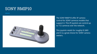 Vaddio PCC Premier Comparison w/ SONY, PANASONIC and PTZOPTICS IP ...