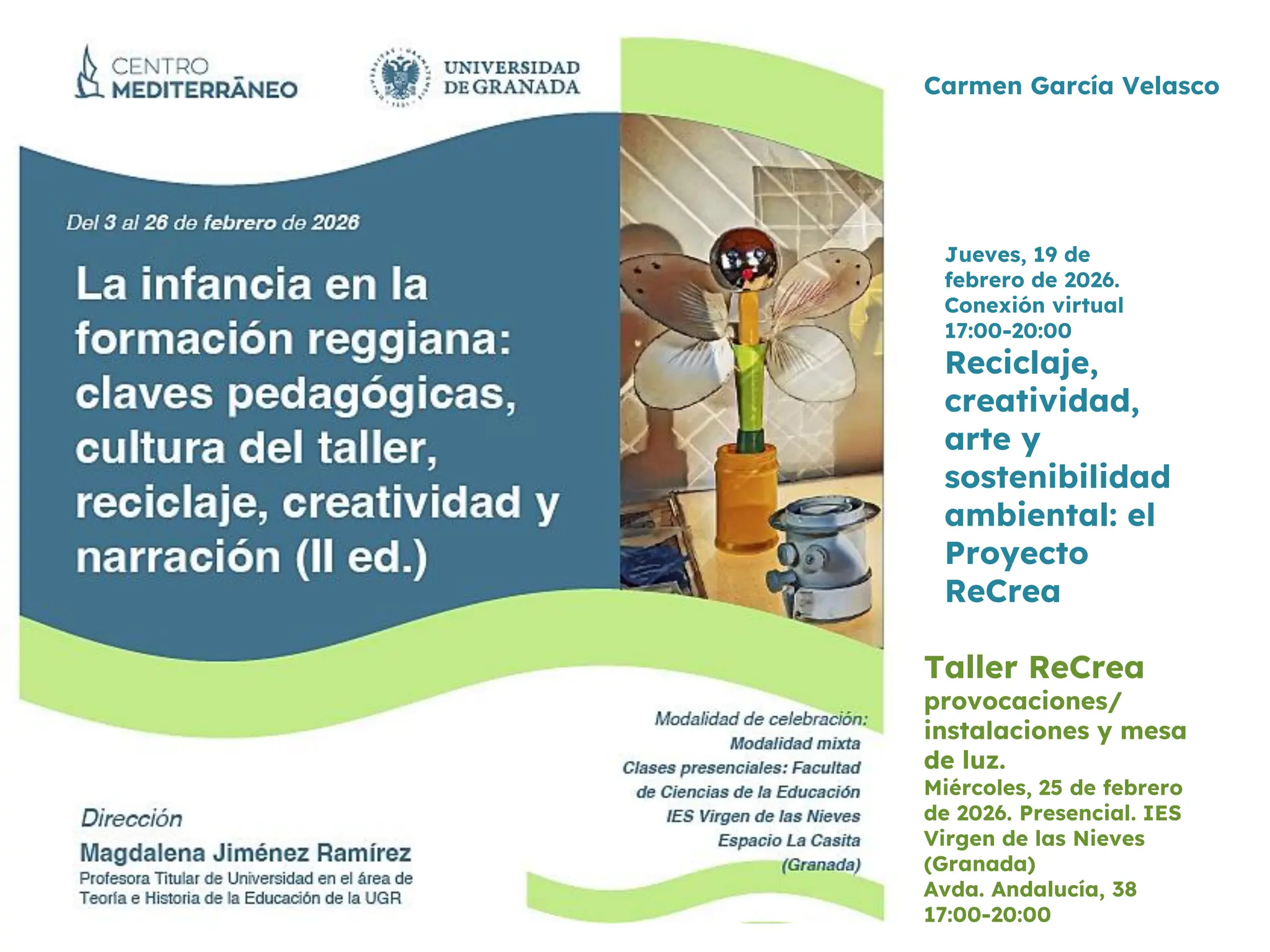 2026.Presentación del proyecto ReCrea del IES VIRGEN DE LAS NIEVES | PDF