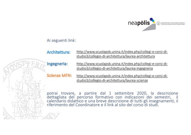 Vademecum matricole UNINA SPSB 2020 | PDF | Undergraduate Education ...