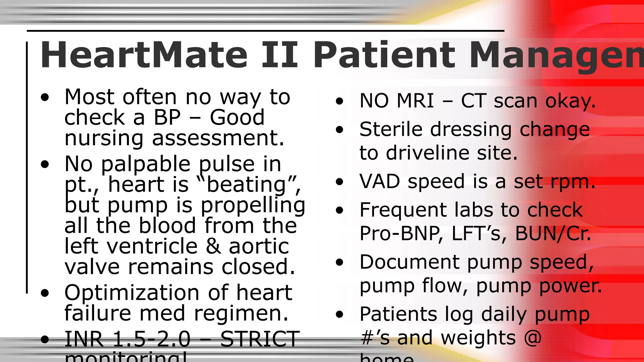 VAD Ventricular Assist Device | PPT