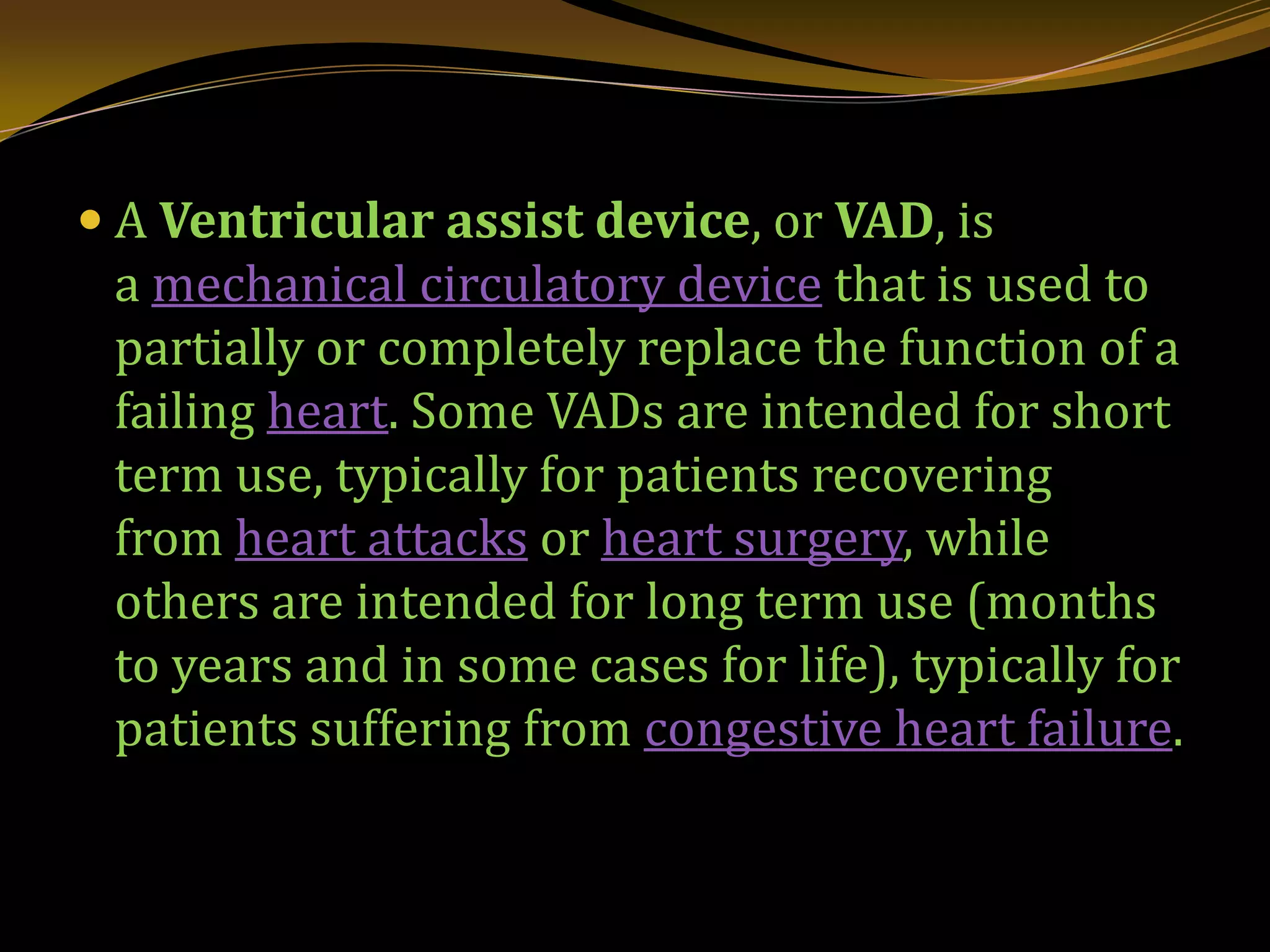 Ventricular Assist Device | PPTX