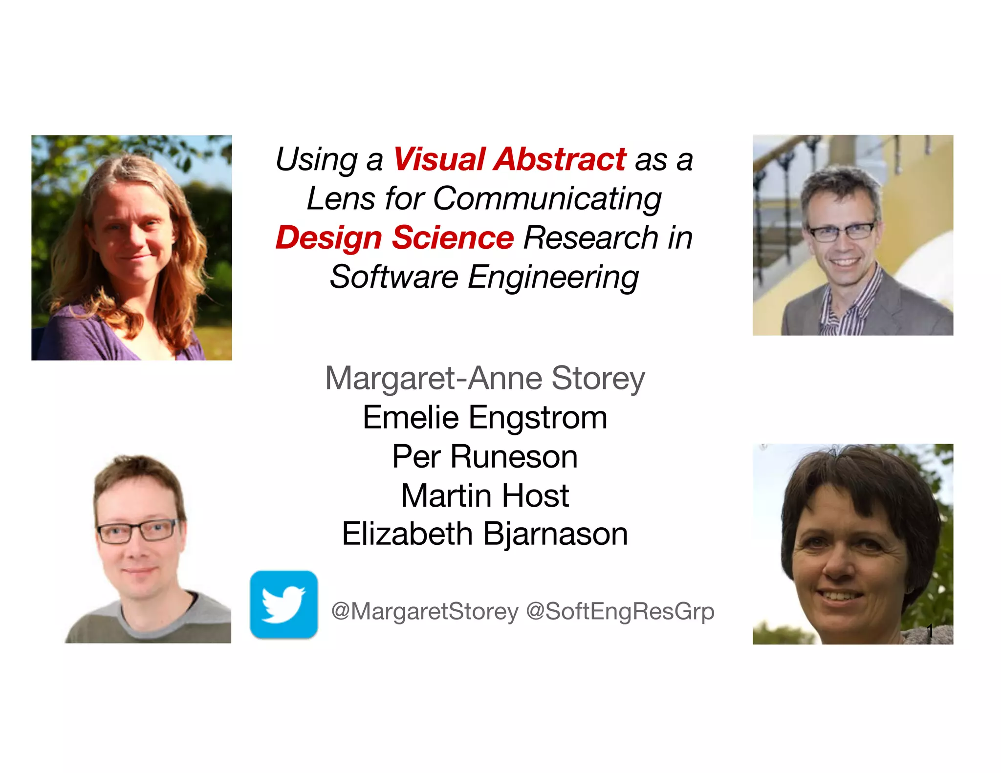 Using a Visual Abstract as a Lens for Communicating and Promoting ...