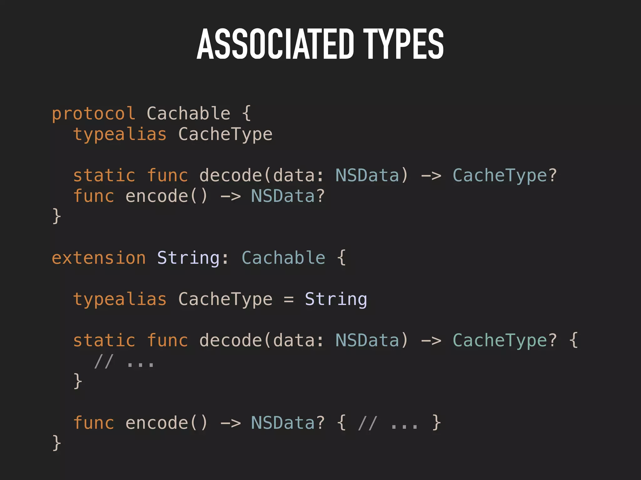 Real World Generics In Swift | PPT