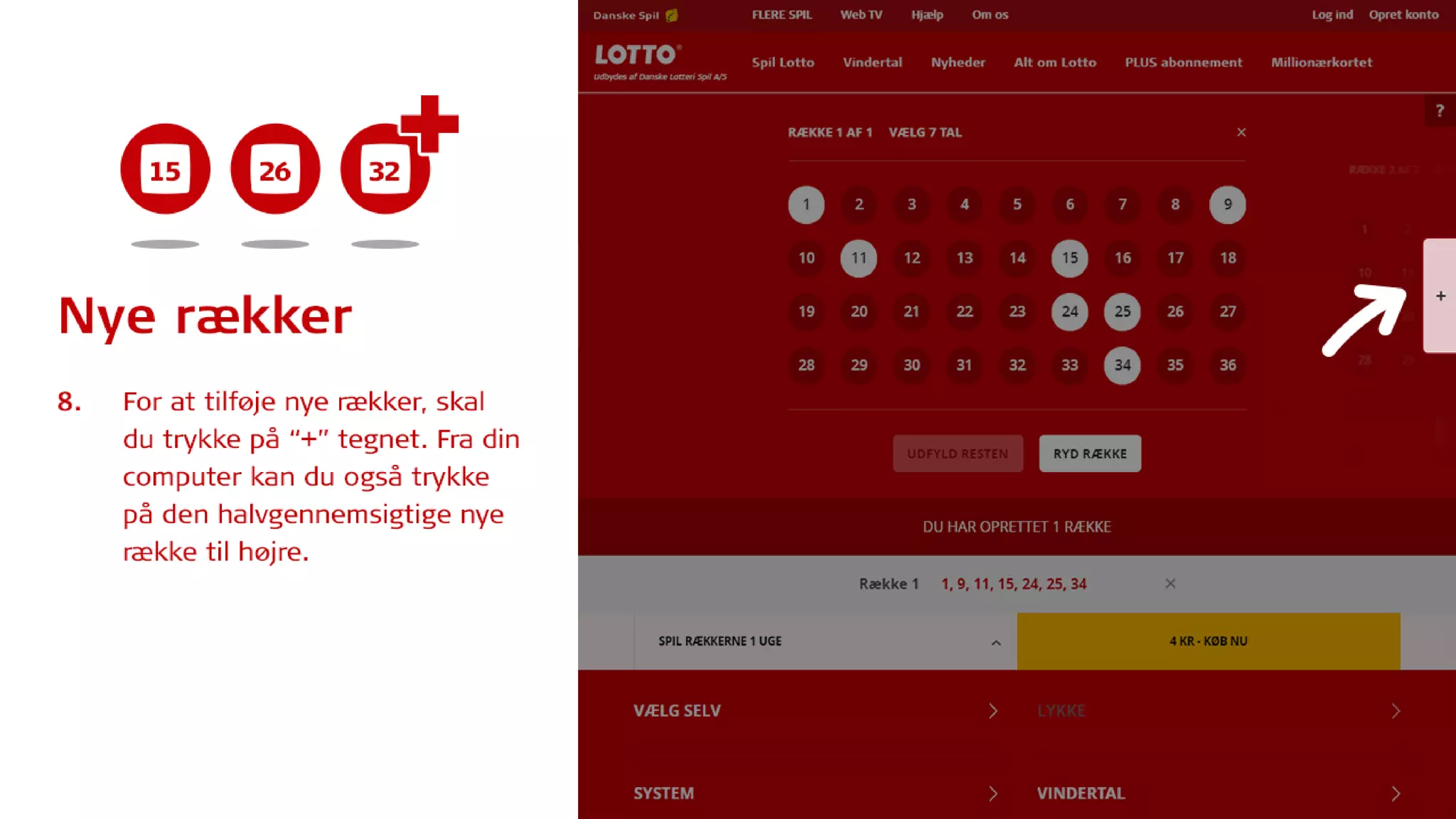 Sådan spiller du Vælg Selv Lotto | PDF