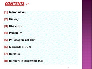 Total quality management (TQM) | PPT