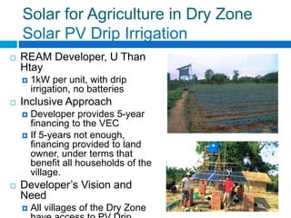 WEBINAR | SEP 2017 | ENERGY DEMOCRACY IN MYANMAR: SCALING UP RENEWABLE ...